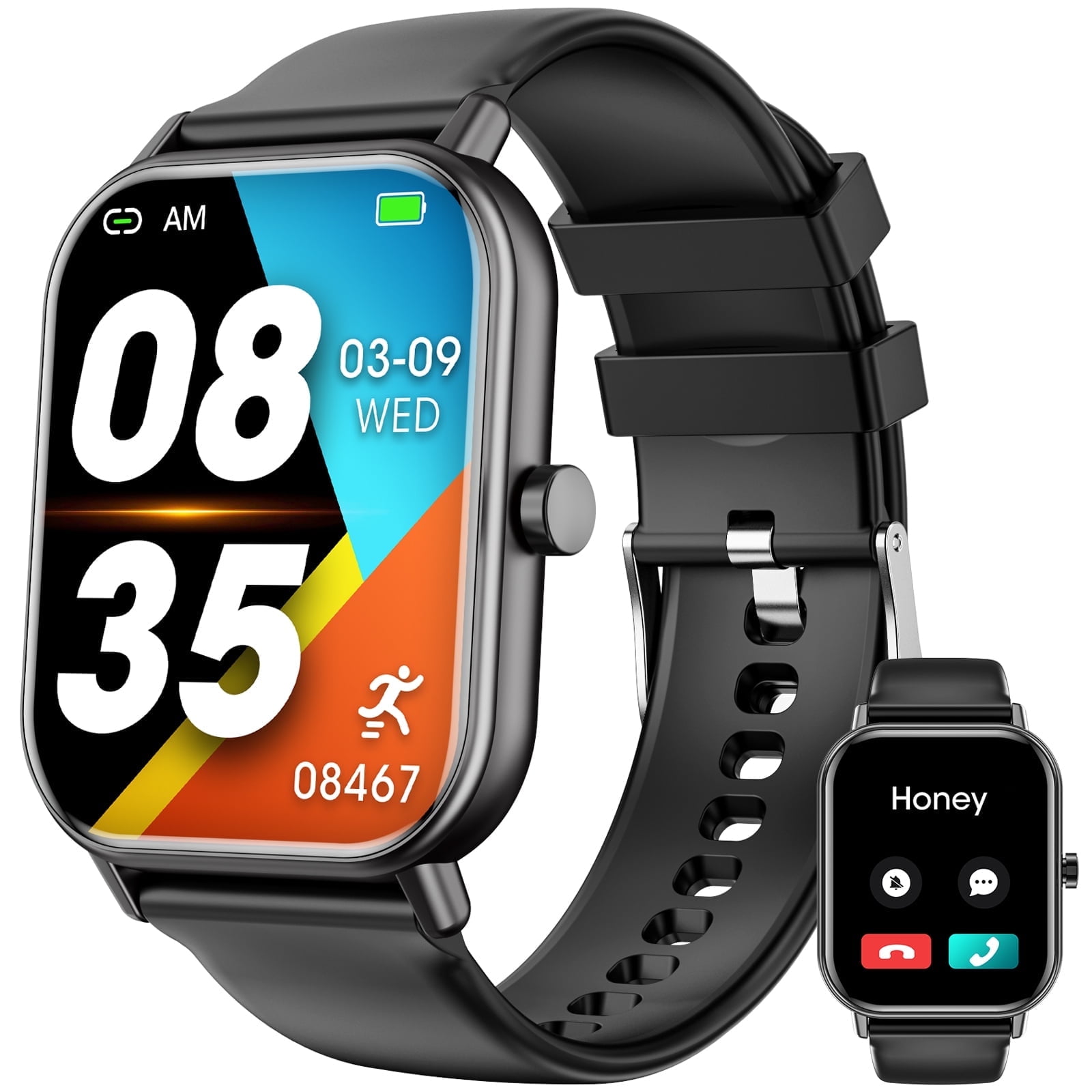 2024 Smartwatch, Bluetooth, 1.85'' Screen, 100+ Sports Modes, Fitness ...