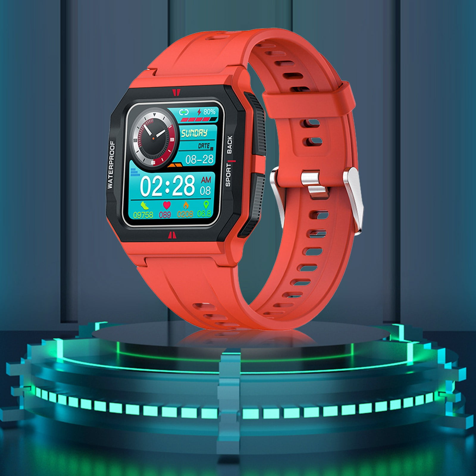 Smartwatch with Custom Dial under $5! Kadlawus Smartwatch for Men Women ...