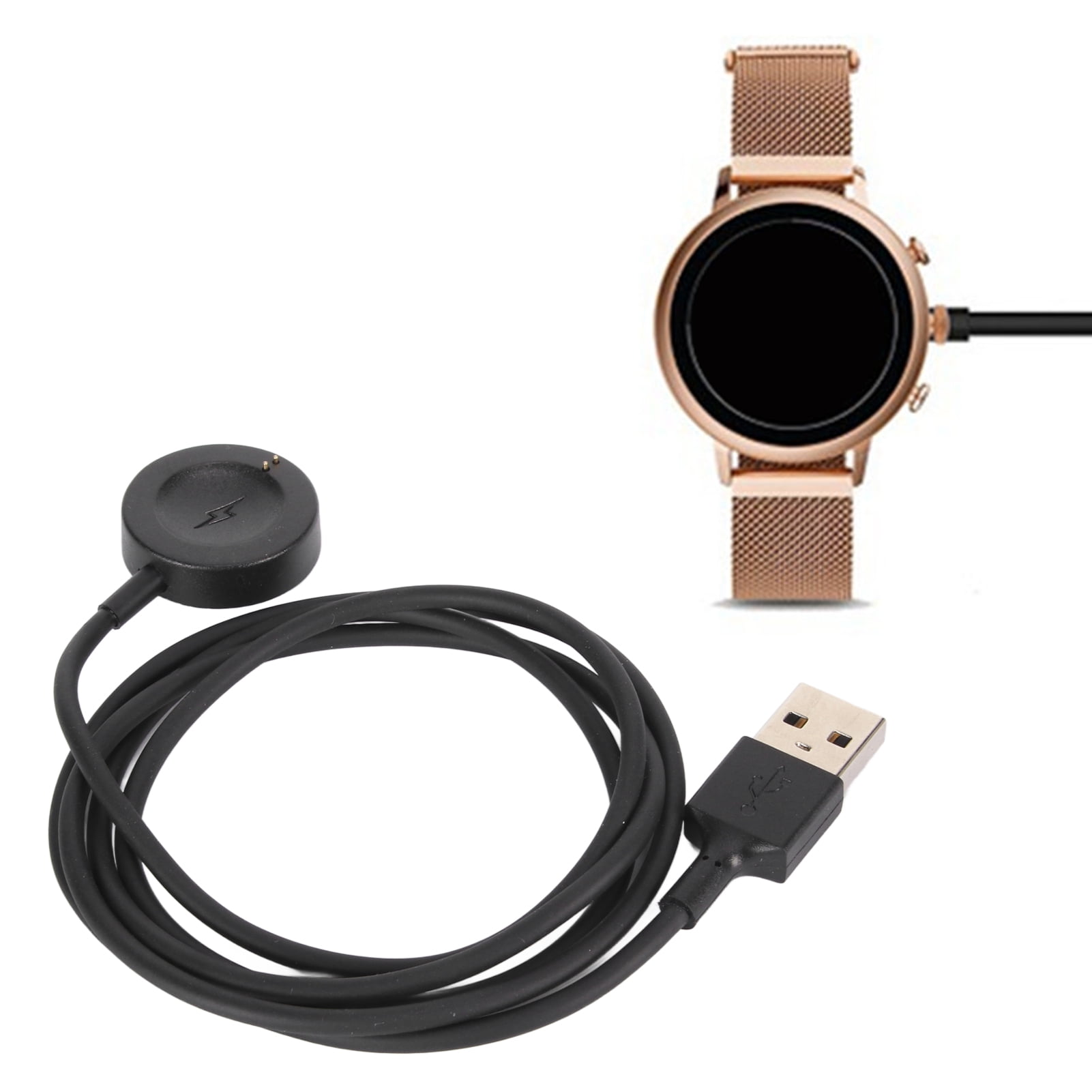 Smartwatch Magnetic Charging Cable Charger for Fossil Gen 6 Gen 5 Gen 4 ...