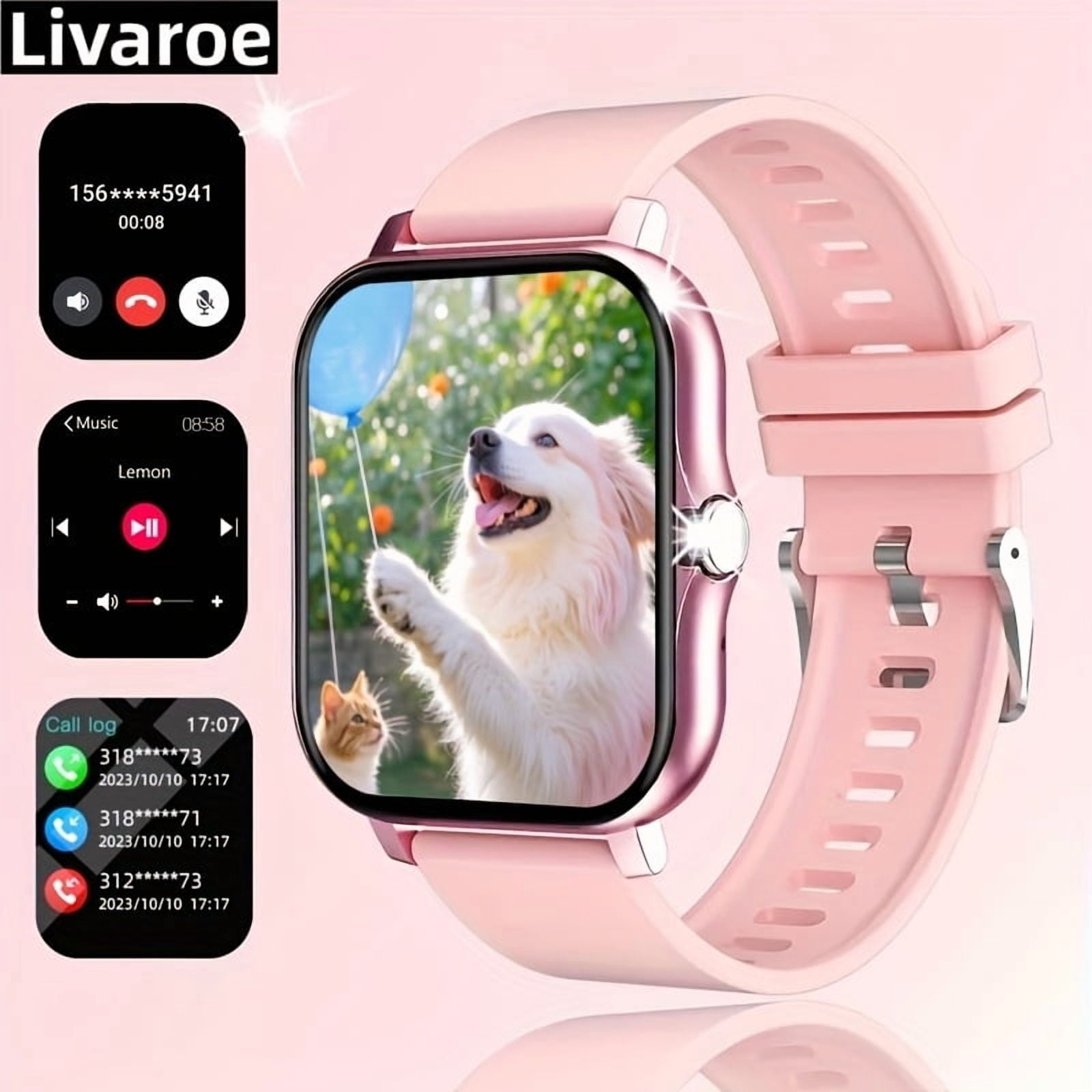 Smartwatch, Men's/Women's Watch, Call & Message Alerts, Large Screen ...