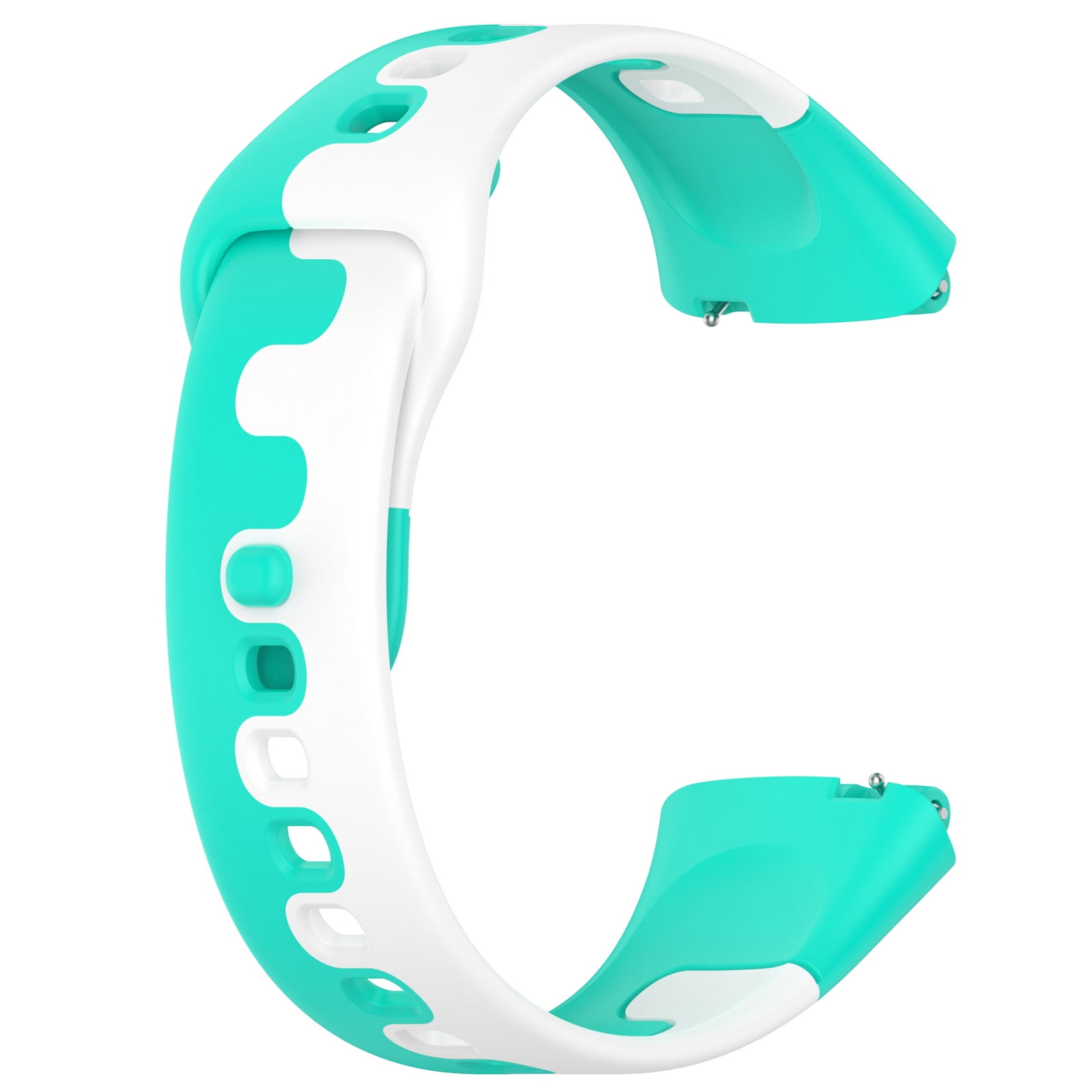 Smartwatch Soft Silicone DualColor Wriststrap Replacement Quick Release ...
