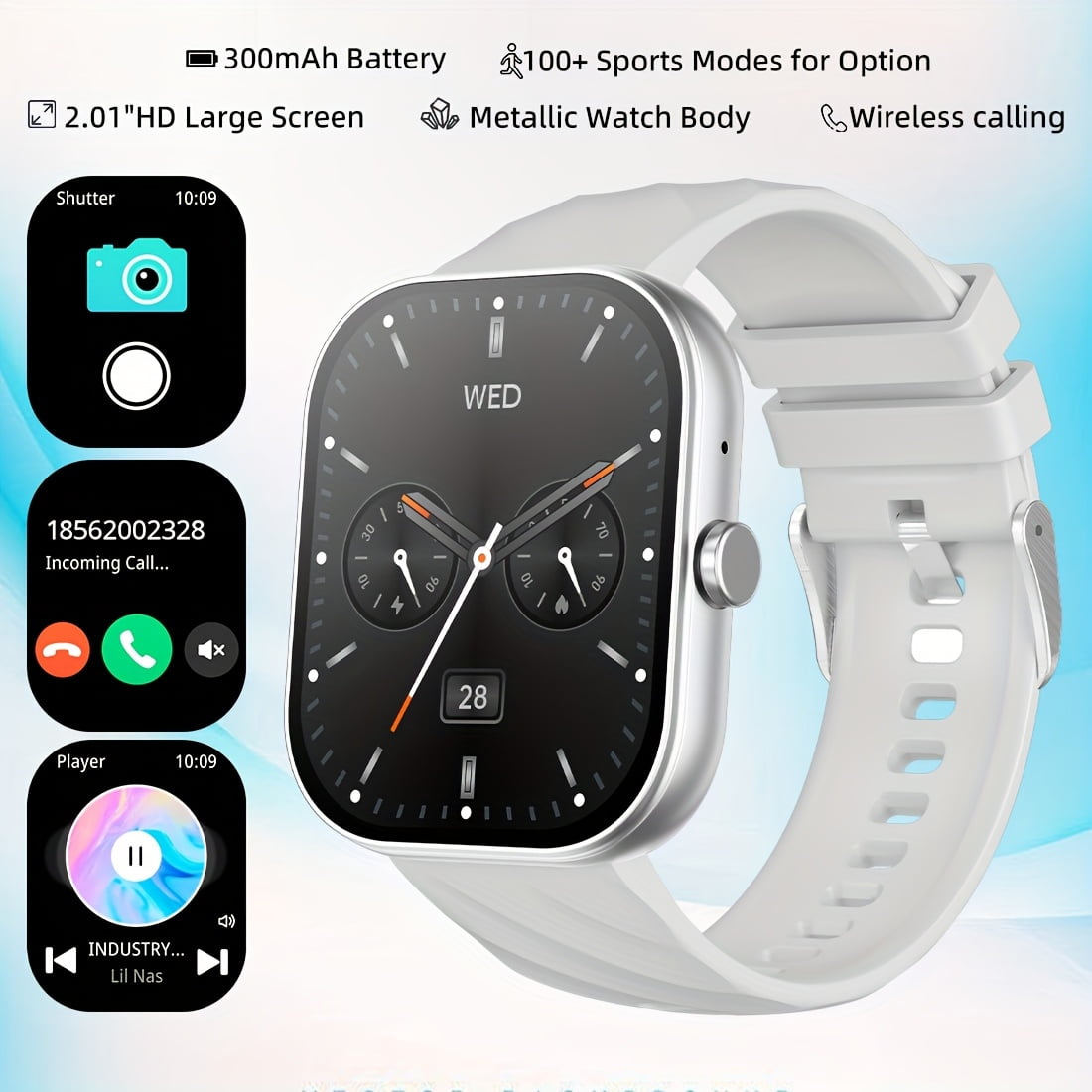 Smartwatch (answer/make Calls) For Men Women, Multi-sport Mode ...