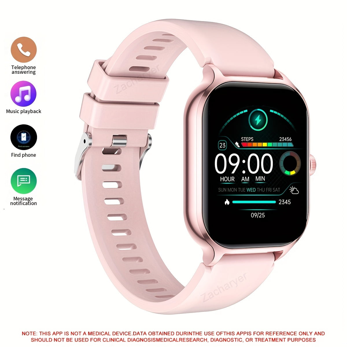 Smartwatch for iPhone & Android - Full Touch Screen, Wireless Calling ...