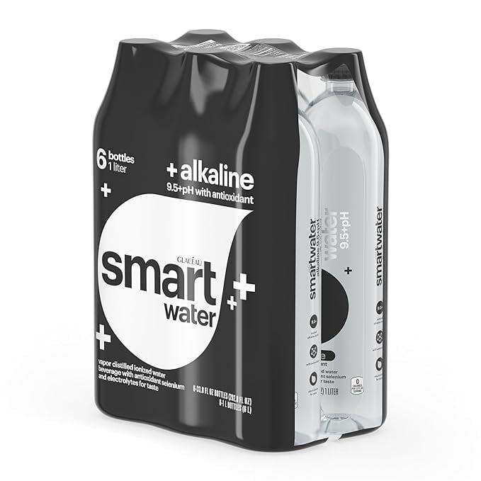 Smartwater alkaline with antioxidant 1L 6pk - Walmart.com