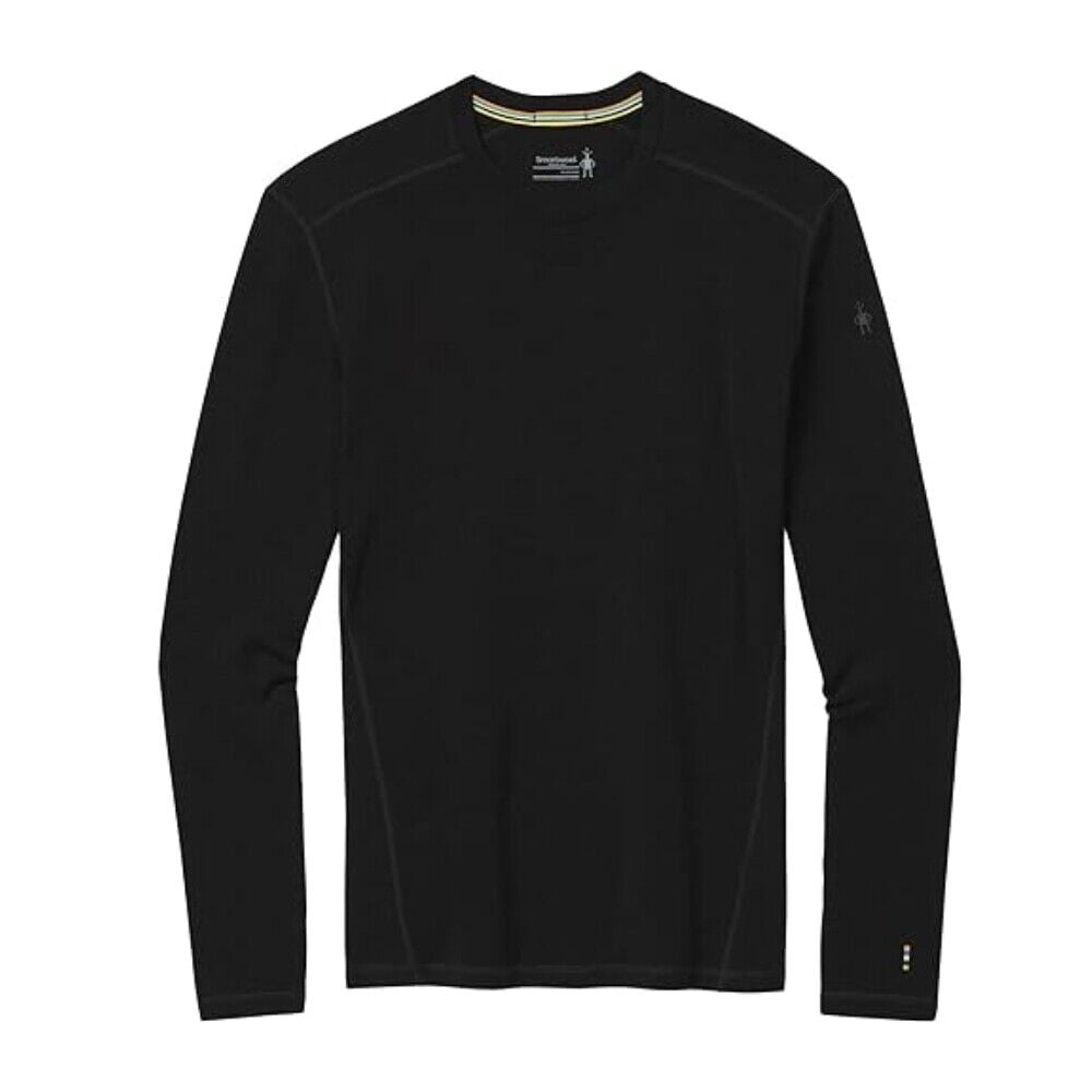 Smartwool Men's Classic Thermal Merino Wool Base Layer Crew, Black ...