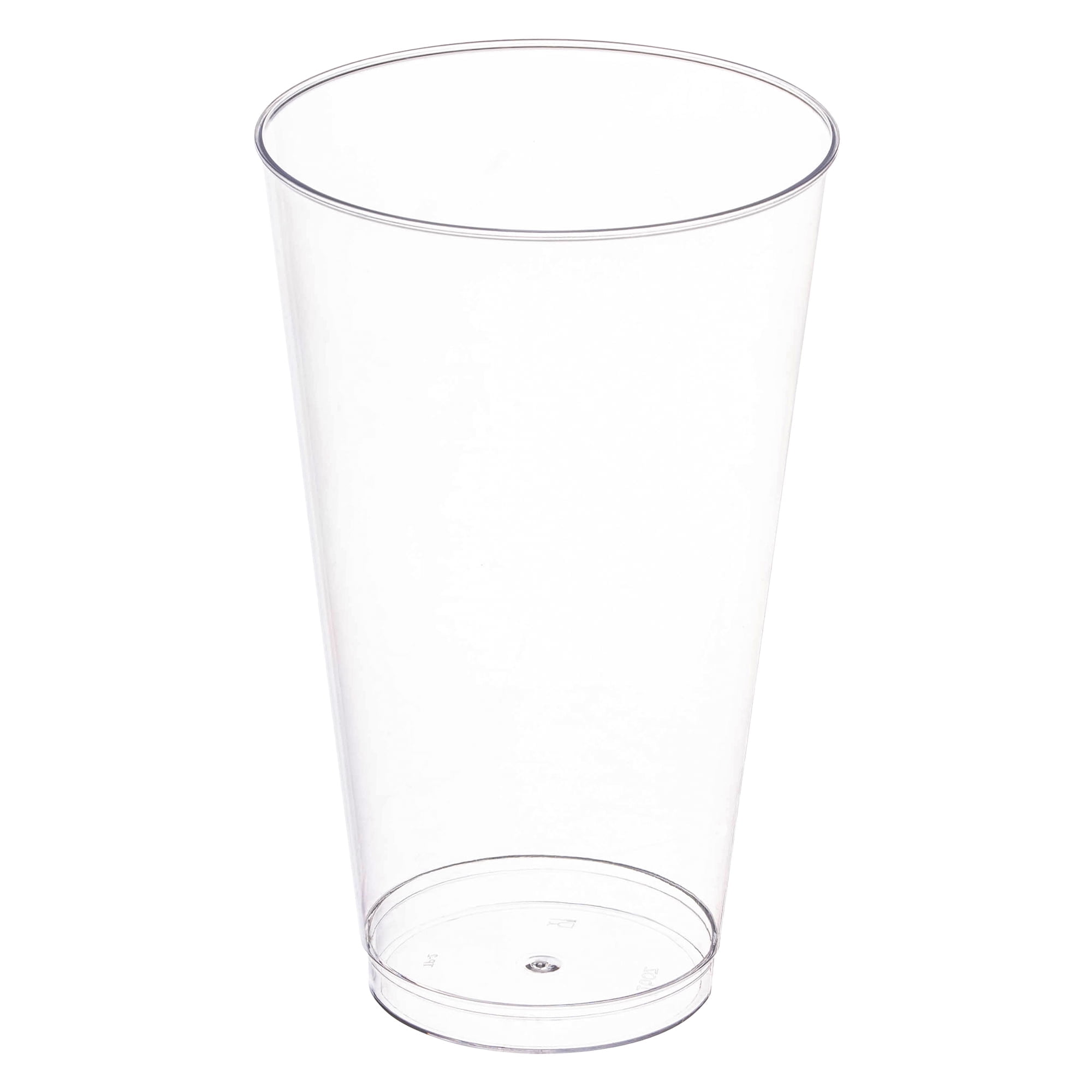 Smarty 16 oz. Crystal Clear Round Tall Disposable Plastic Party Cups ...