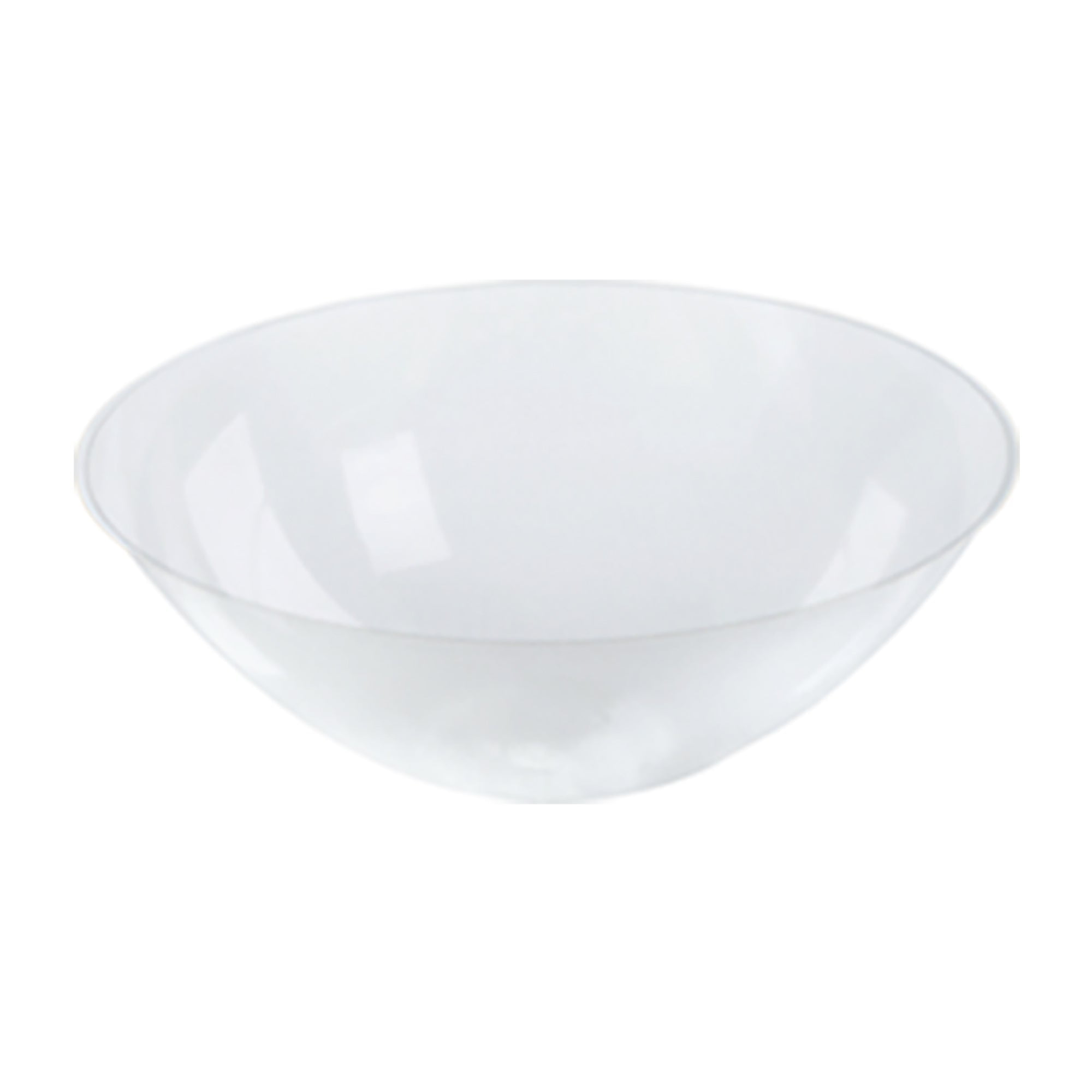 Smarty 32 oz. Solid Clear Organic Round Disposable Plastic Bowls 60ct ...