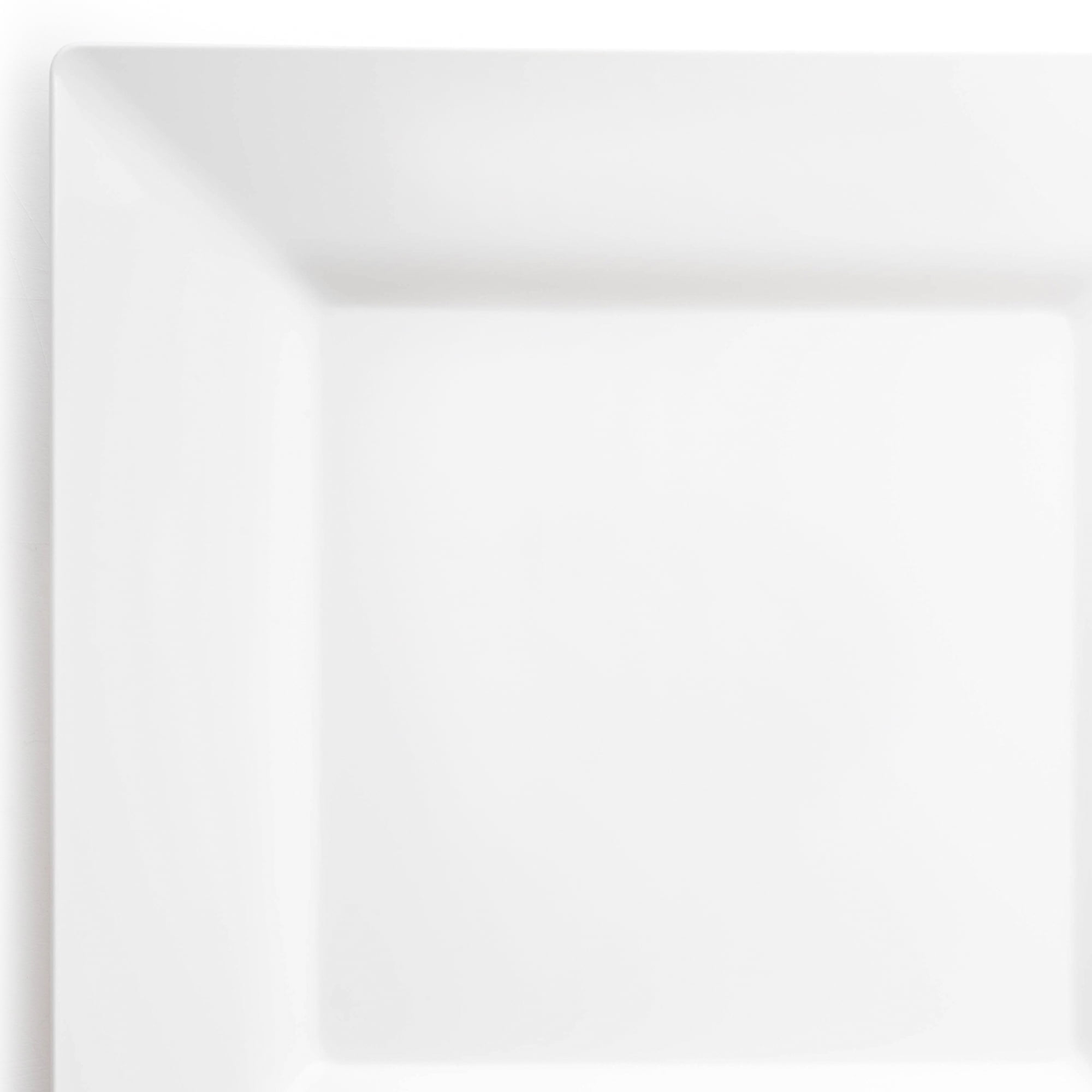 Smarty 8" White Square Disposable Plastic Appetizer Plates 120ct ...