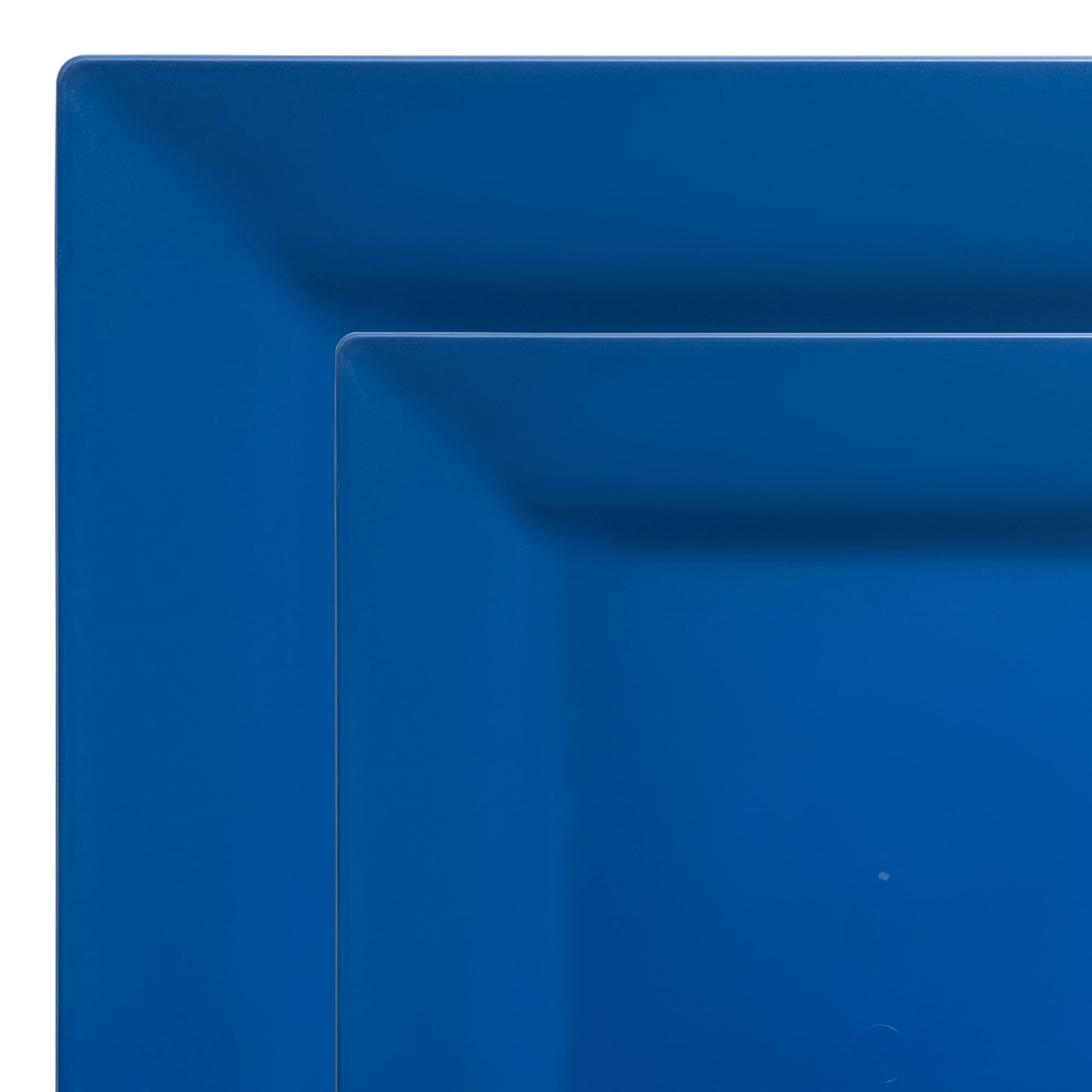 Smarty Blue Square Plastic Dinnerware Value Set 240ct - Walmart.com