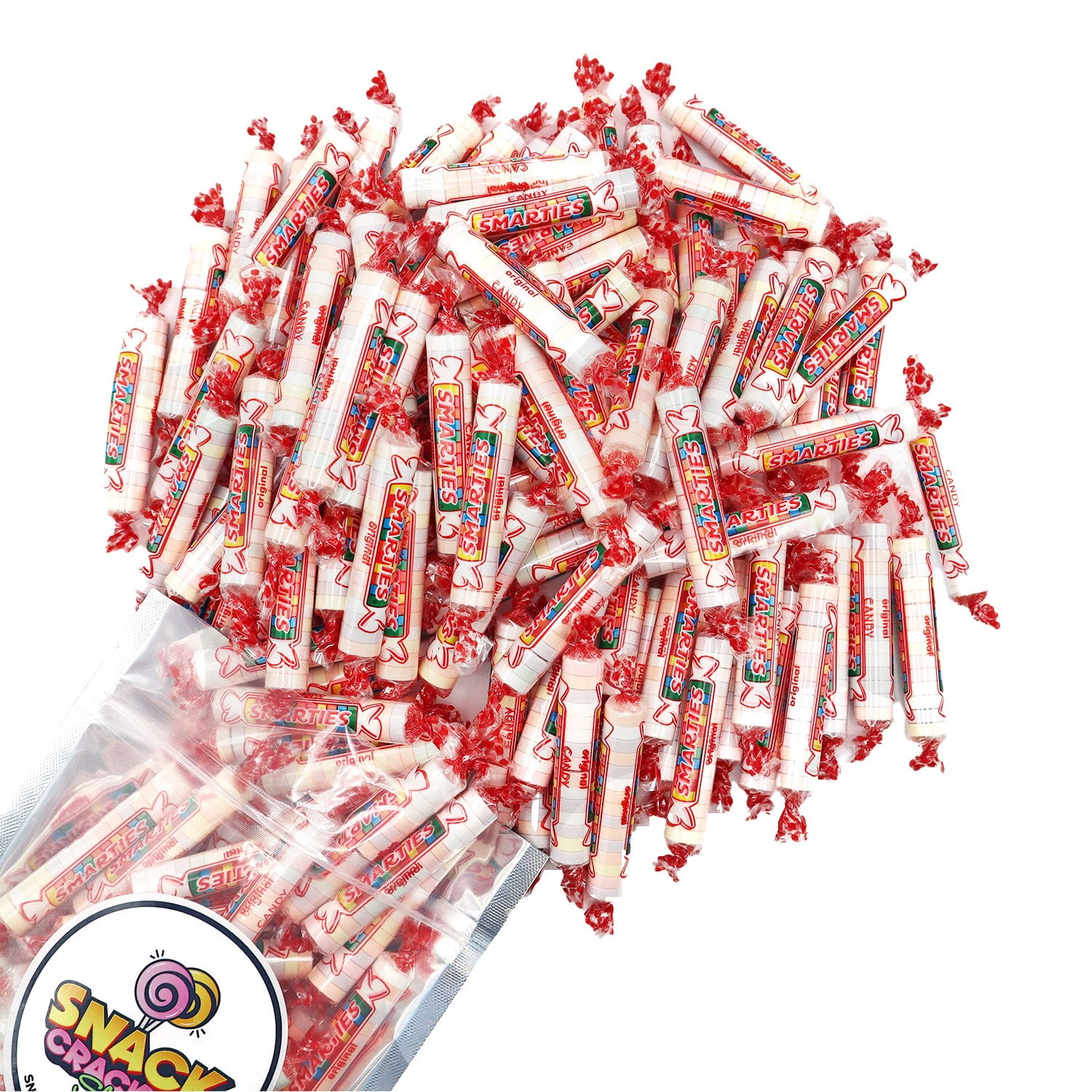 Smarty Bulk Candy - 2 Pound Bulk Bag, Individually Wrapped, Classic ...