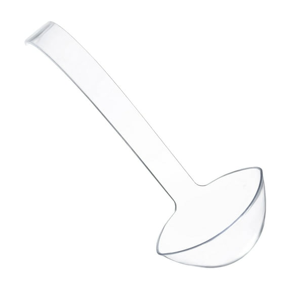 Smarty 8" Clear Disposable Plastic Large Serving Ladles 48ct - Walmart.com