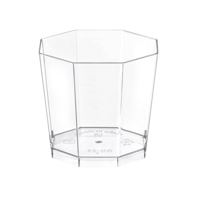 Smarty 5.5 oz. Clear Octagon Disposable Plastic Dessert Cups 288ct ...