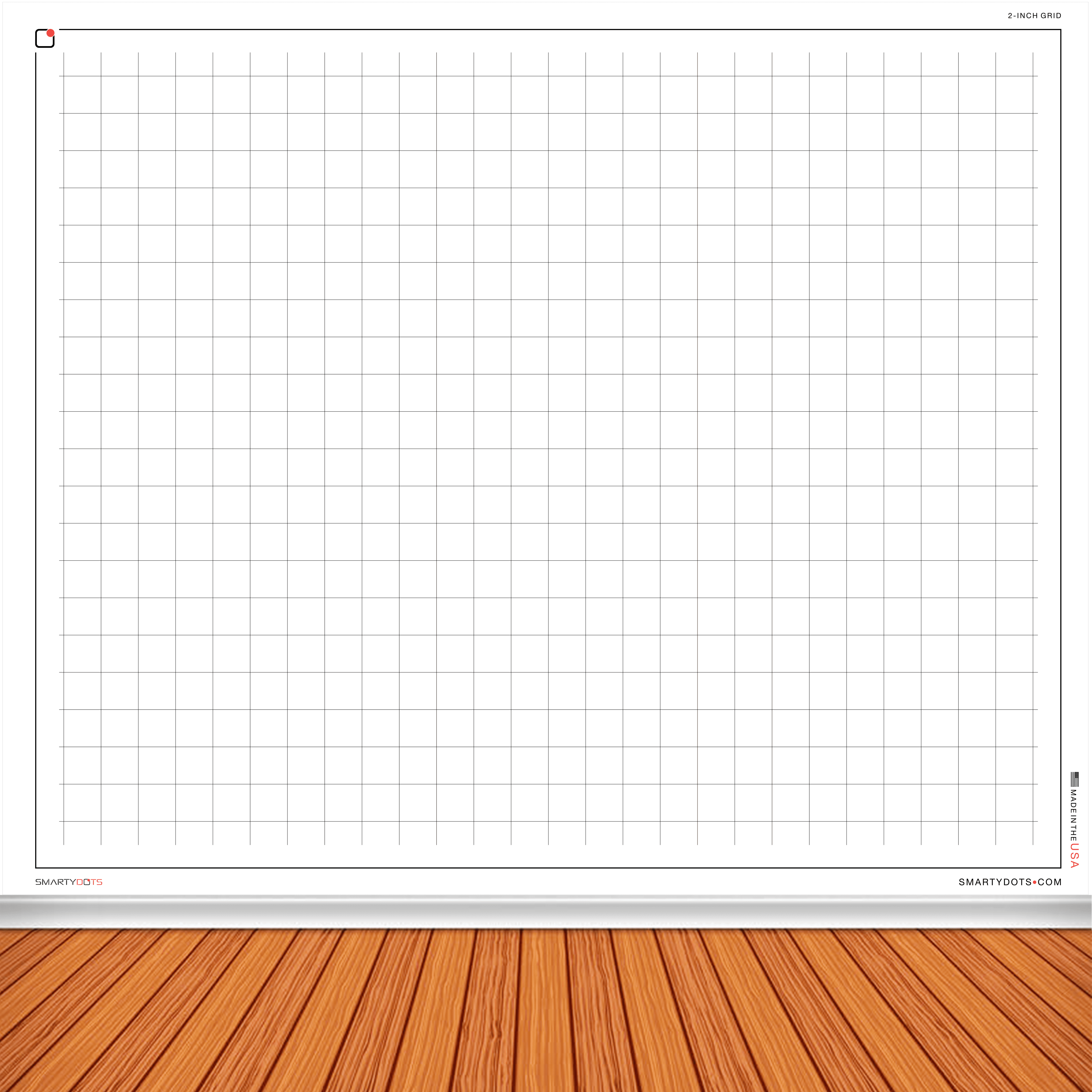 Smarty Dots | GRAPHING 2-Inch Grid Dry Erase Without A Trace FlexiBoard ...