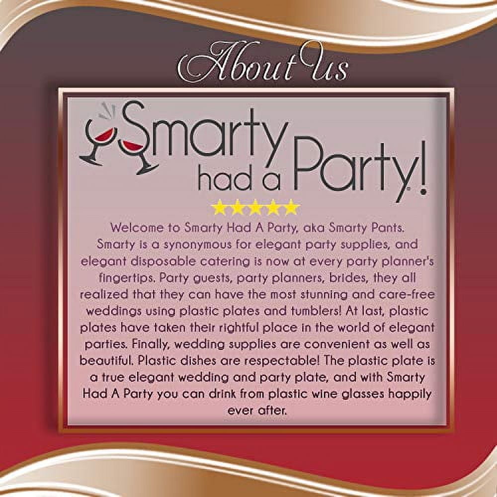 Smarty Had A Party 12 oz Clear Disposable Cups – 500 Plastic Tumbler ...