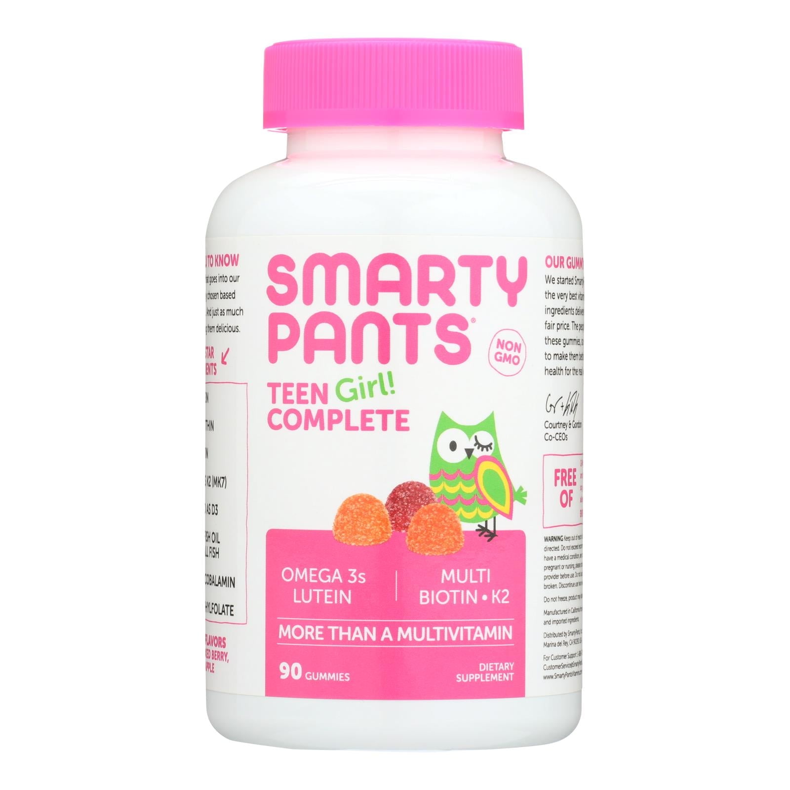 Smarty Pants Teen Girl! Complete Dietary Supplement - 1 Each - 90 CT - Walmart.com