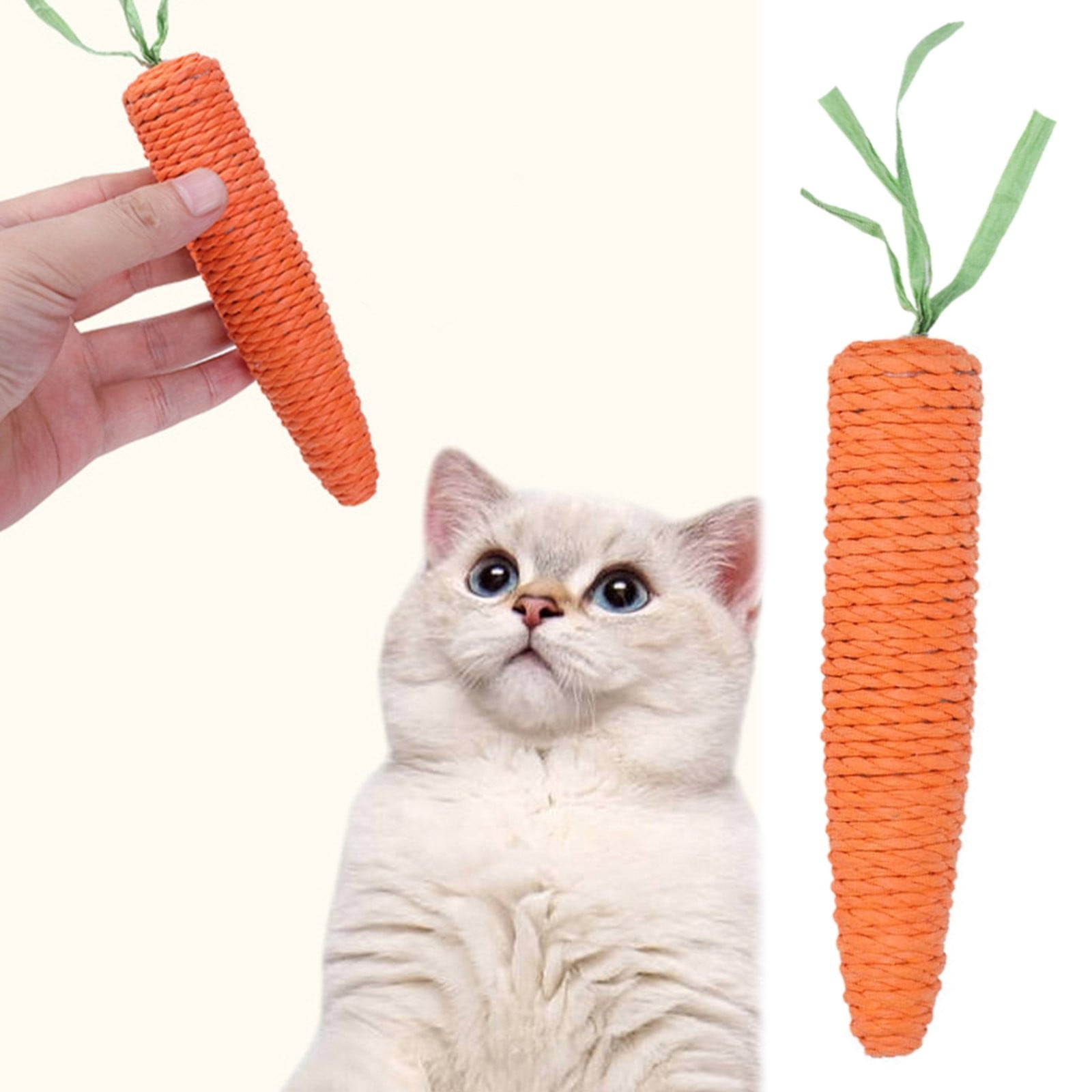 SmartyKat Crazy Carrot Flexible Bat & Cat Toy For Cats & SmartyKat ...
