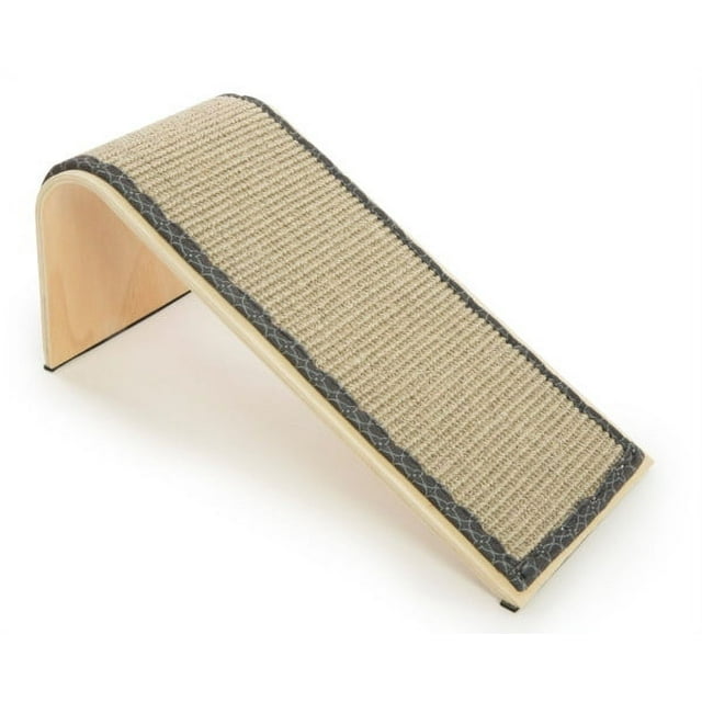 SmartyKat Sisal Angle Ramp Cat Scratcher with Catnip - Walmart.com