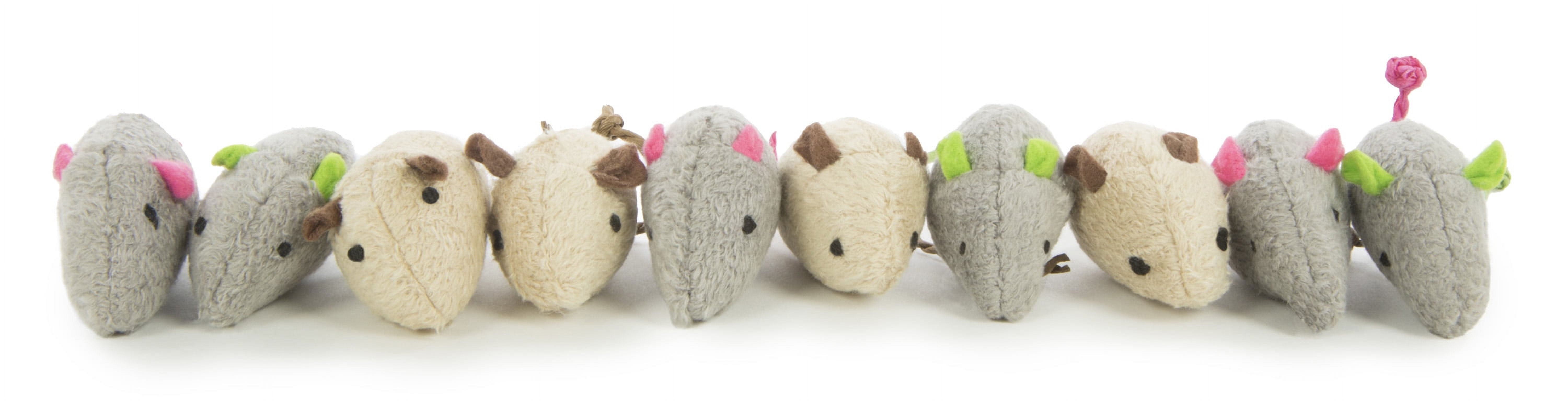 Smartykat Skitter Critters Value Pack Soft Plush Catnip Filled Mice