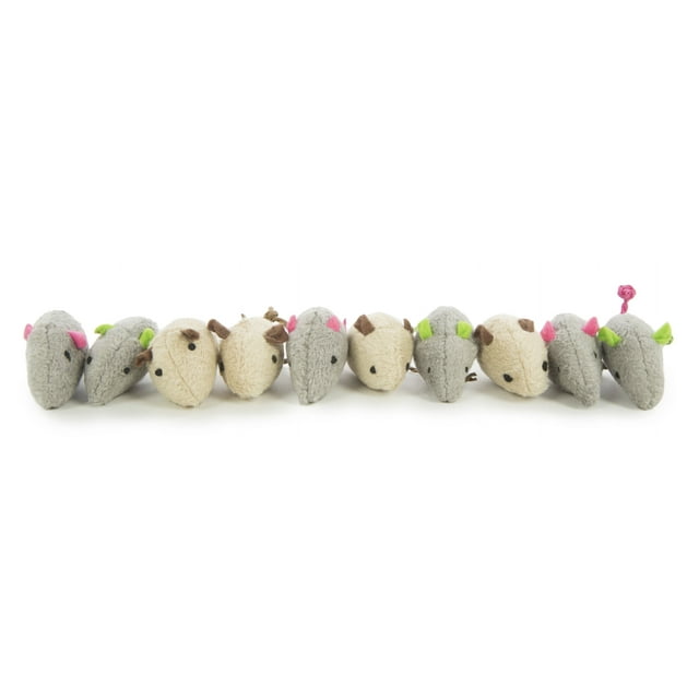 SmartyKat Skitter Critters Value Pack, Soft Plush Catnip Filled Mice ...