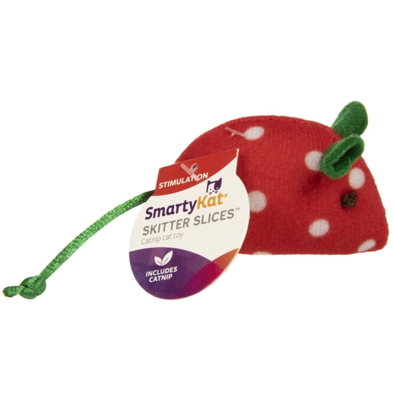 SmartyKat Skitter Slices Catnip Mice Toy with Pure Potent Catnip ...