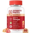SmartyPants Adult Multi Plus Multi & Omega-3s Gummies, New Improved ...