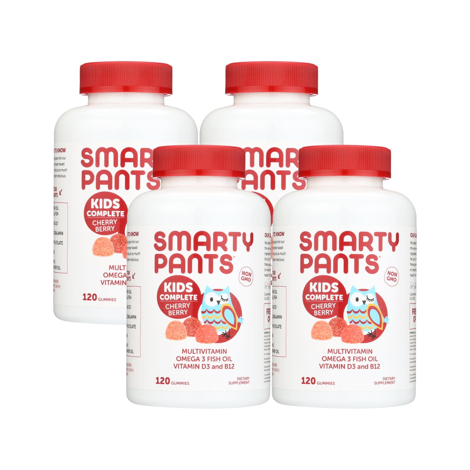 SmartyPants Kids Formula Daily Gummy Multivitamin Cherry Flavor 120 ...
