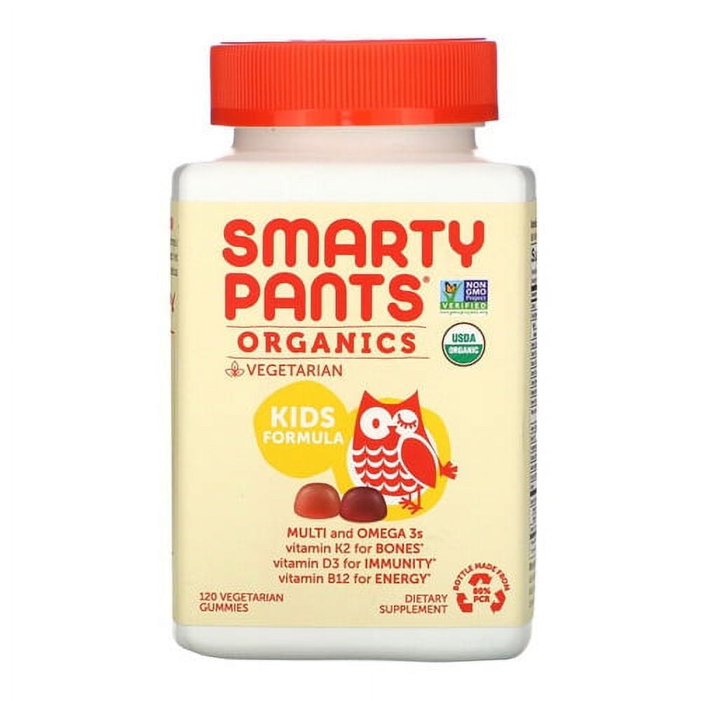 SmartyPants Organics Kids Formula, Cherry and Mixed Berry Vegetarian ...