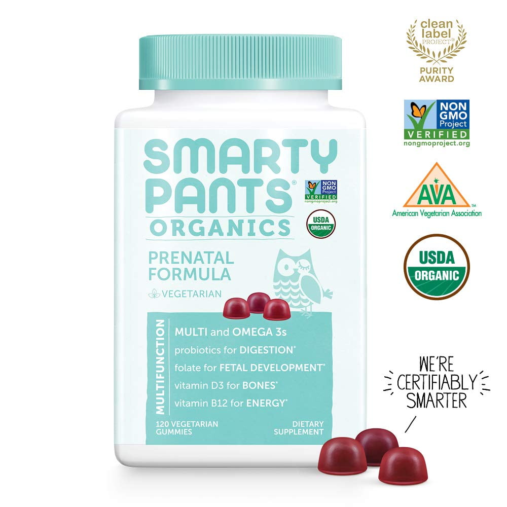 SmartyPants Organic Prenatal Complete Multivitamin Minerals Chewy ...