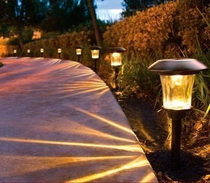 SmartYard Up To 10-Lumen Solar Pathway Lights,8 Pack - Walmart.com