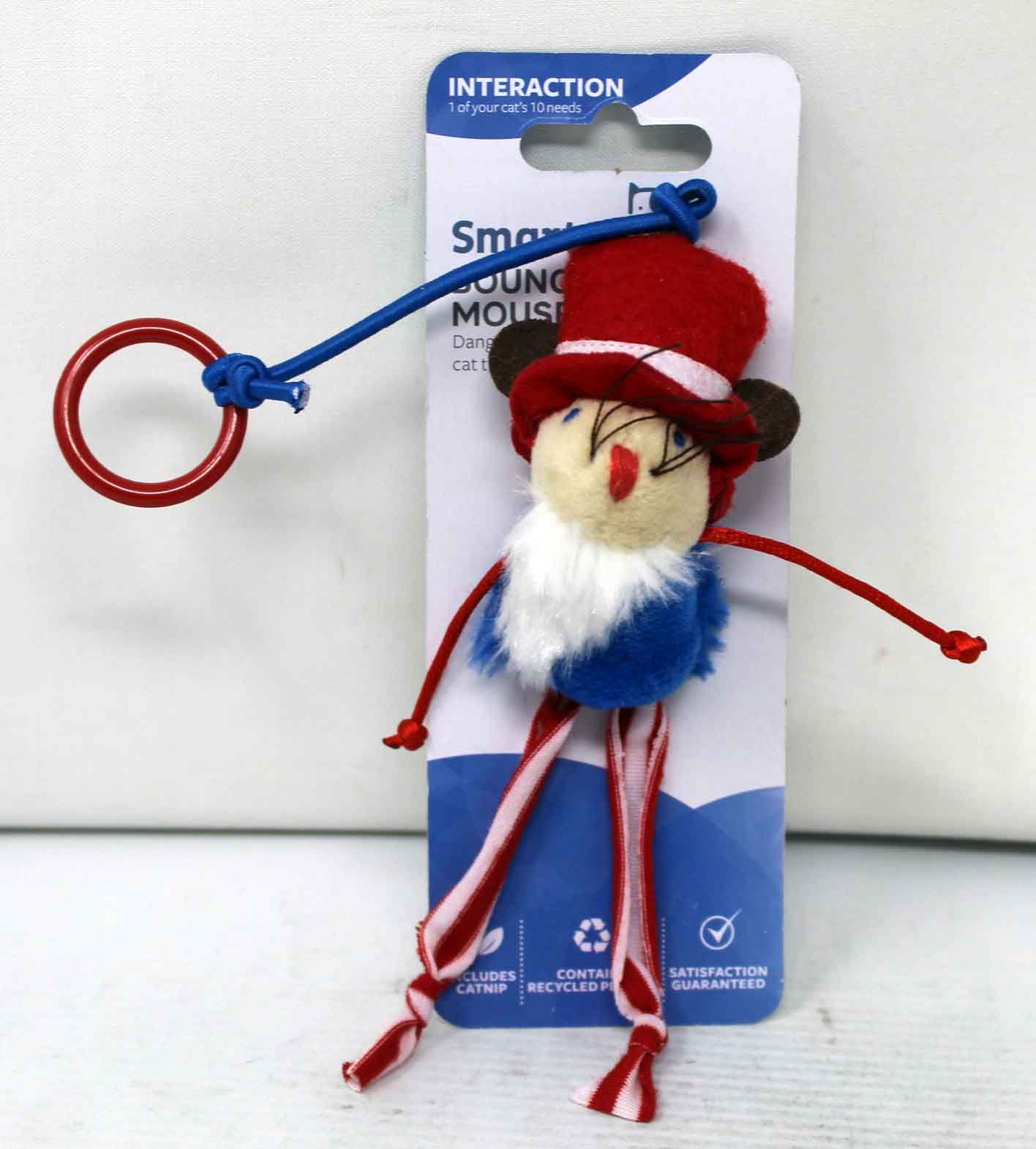 Smartykat Uncle Sam Mouse Cat Toy - Walmart.com