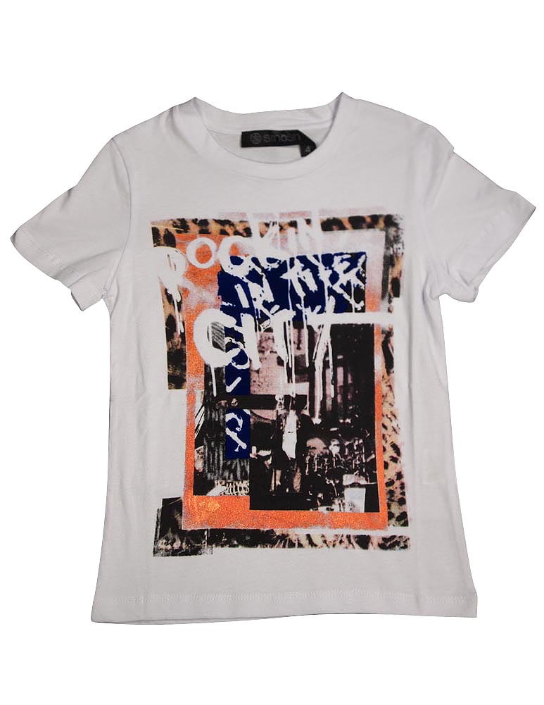 Smash Boys Sizes 4 - 12 Short Sleeve Shirt Top British Invasion Tee ...