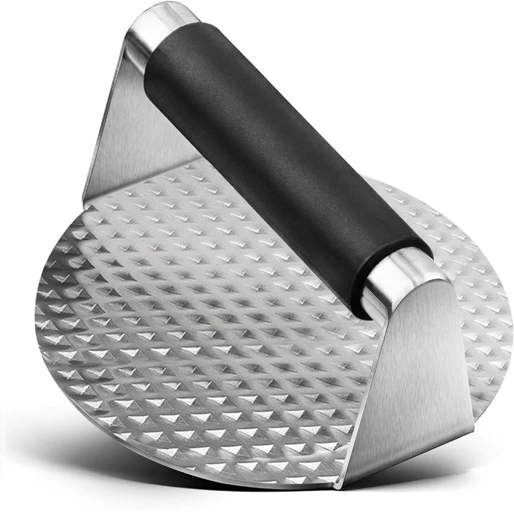Smash Burger Press with Anti-Scald Handle, 5.8 inch Stainless Steel ...