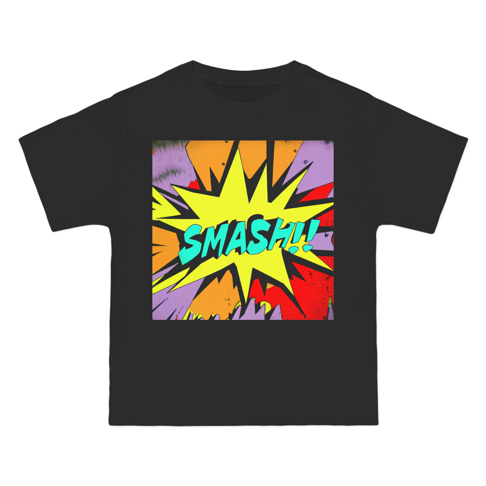 Smash Comic Logo - AI Art - Beefy-T® T-Shirt [S-5XL Sizes] - Walmart.com