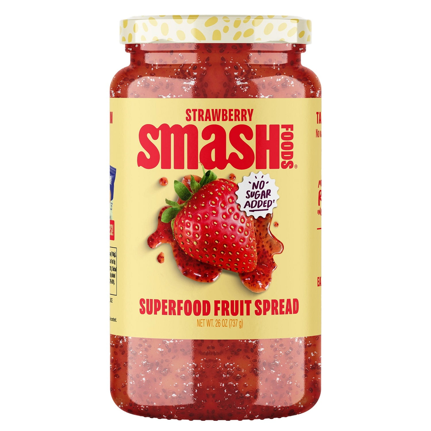 Smash Foods Strawberry Superfood Fruit Spread, 26 Ounce - Walmart.com