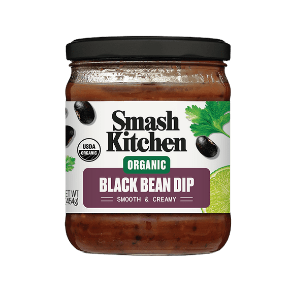 Smash Kitchen Organic Mild Black Bean Salsa Dip, 16 oz - Walmart.com
