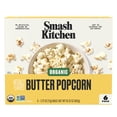 Smash Kitchen Organic Non-GMO Microwavable Naturally Flavored Butter ...