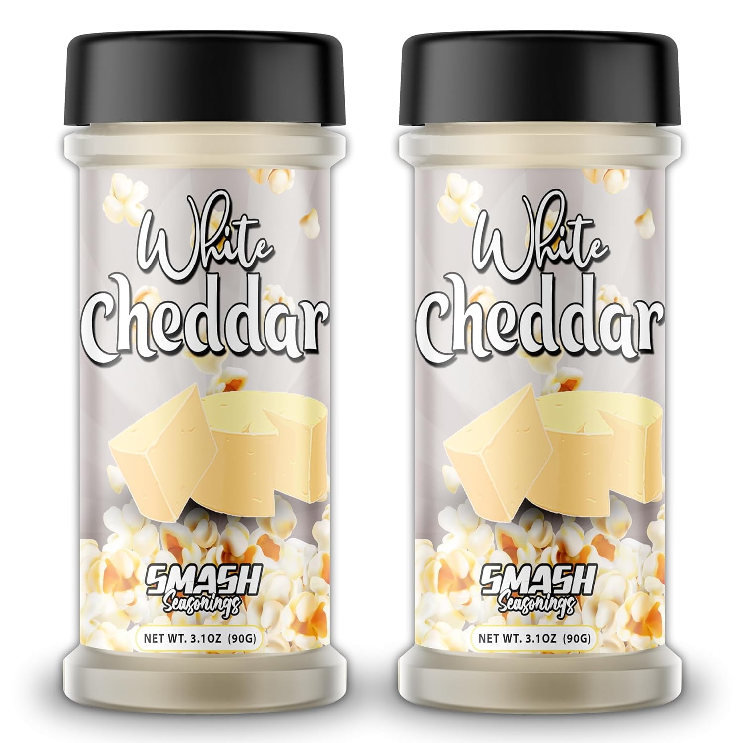 Smash Seasonings White Cheddar Cheese Powder - 2 Pack of Delicious ...