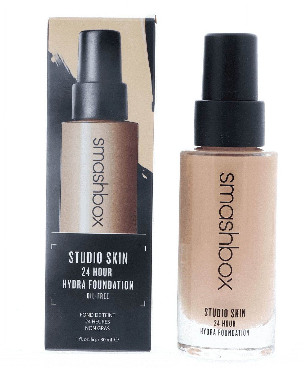 Smashbox Hydrating Foundation, 24 Hour Stay, Medium to Full Coverage ...