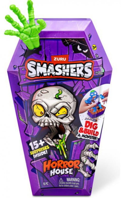 Smashers Horror House Slasher MEDIUM Mystery Pack (GREEN Hand, 15 ...