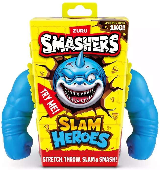 Smashers Slam Heroes Shark Figure - Walmart.com
