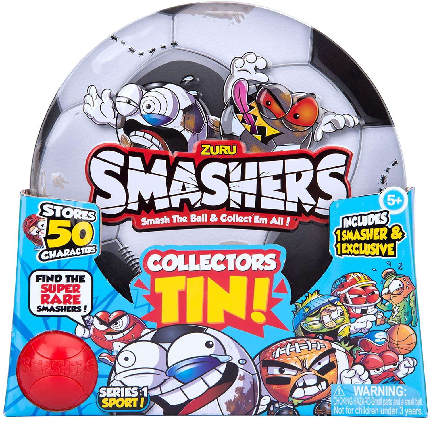 Smashers Soccer (Football) Mini Figure Collector's Tin Set - Walmart.com