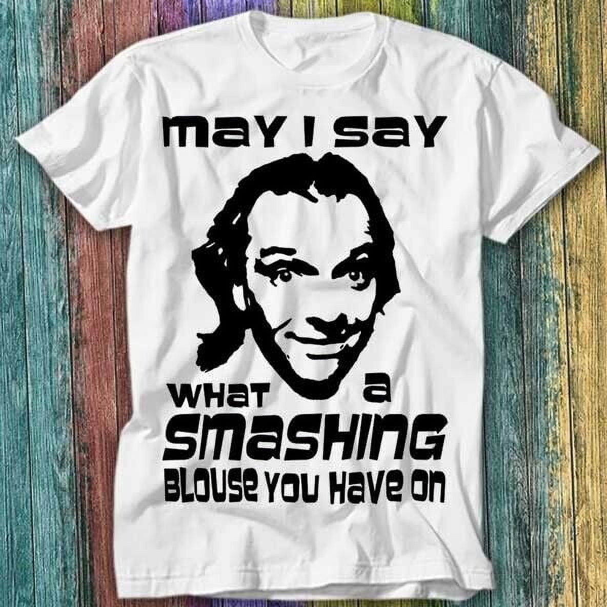 Smashing Blouse British Tv Series Cult Rik Mayall T Shirt Top Tee 348 ...