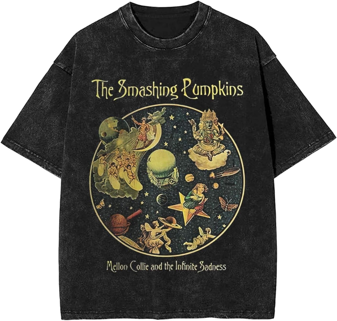 Smashing Pumpkins Mens Oversized 3D Graphic Tees Shirt Casual Summer ...