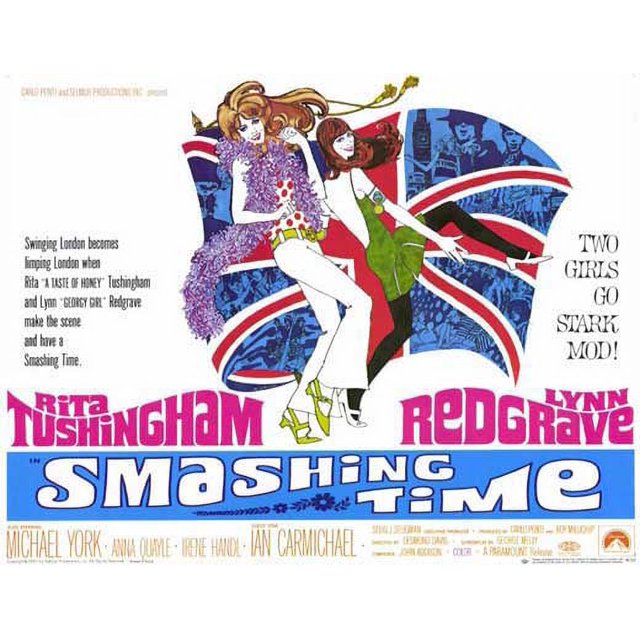 Smashing Time - movie POSTER (Style A) (11" x 14") (1968) - Walmart.com