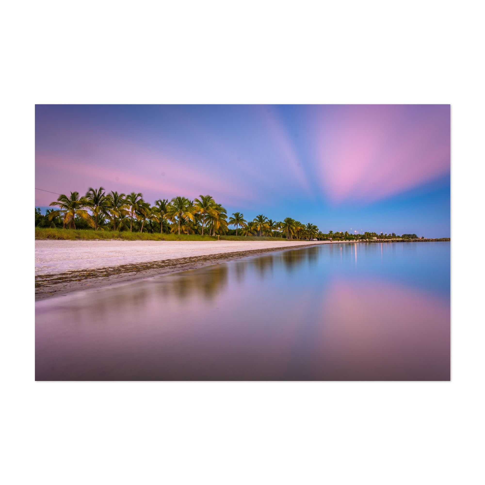 Smathers Beach Sunset - Key West Florida Photography Beach Sunset Palm ...