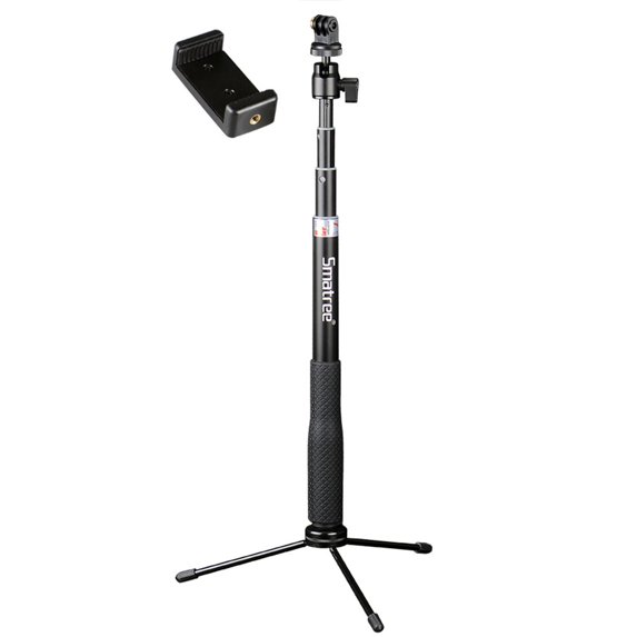 Smatree Q3 Telescoping Selfie Stick with Tripod Stand Compatible for ...