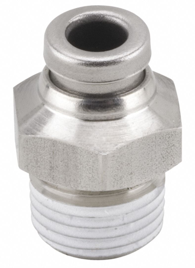 Smc Adapter,Thread 1/8 In,Tube 1/4" KQG2H06-01S - Walmart.com