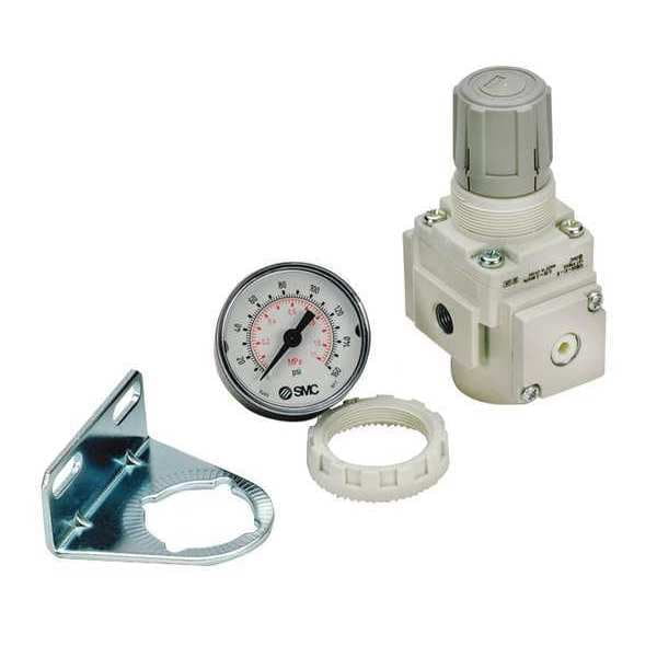 Smc Air Regulator,1/8" RC Port AR20K-01BG-B - Walmart.com
