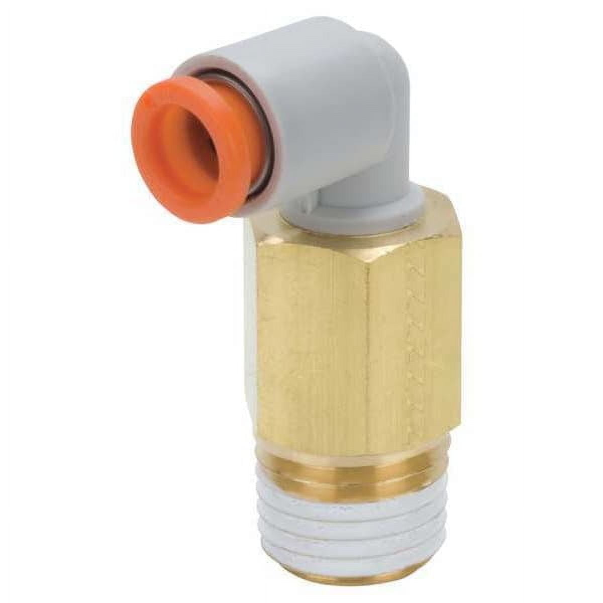 Smc Extended Male Elbow,90 Deg,1/4 in. KQ2W07-35AS - Walmart.com