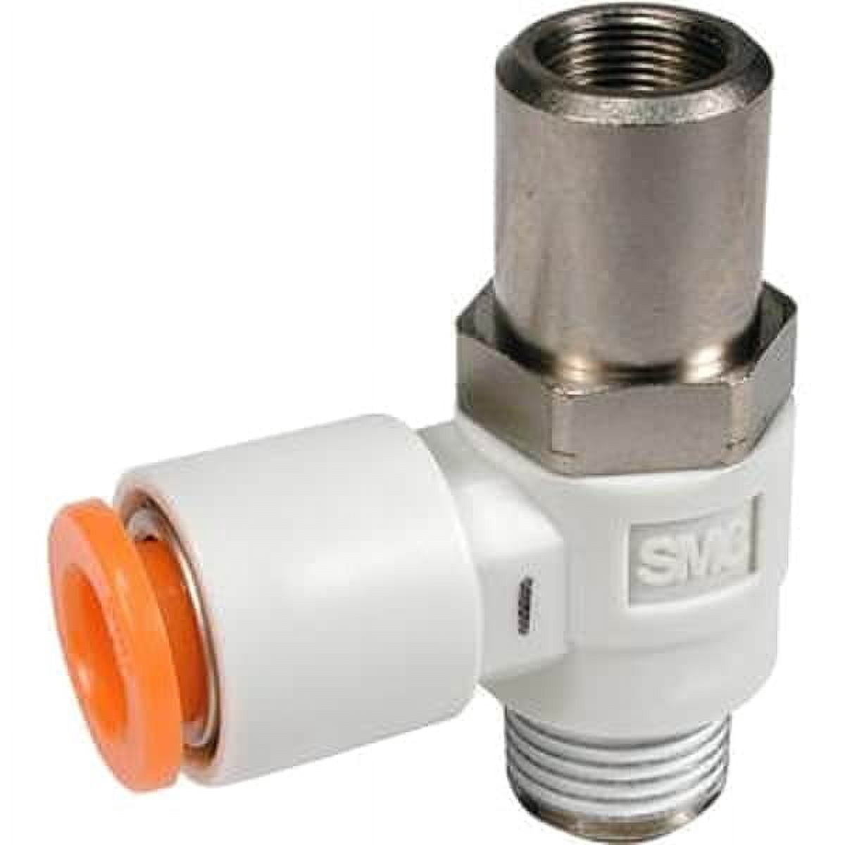 Smc Flow Control Valve, 1/4in NPT, Meter Out AS2201F-N02-11SD - Walmart.com